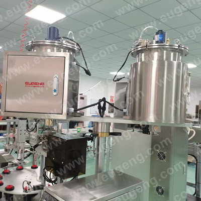 China Rotary Type Heating Mixing Lip Gloss Filling Machine ...
